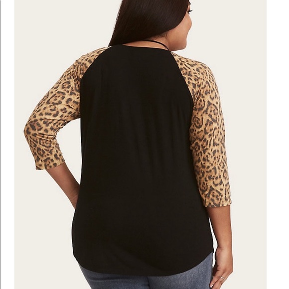 torrid | Tops | Torrid Animal Print Raglan Top | Poshmark